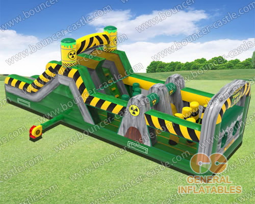 Red Yellow Blue Obstacle Course | | Products | bouncer-castle