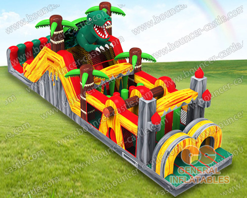 Dinosaur Obstacle Course | Obstacle Courses | Products | bouncer-castle