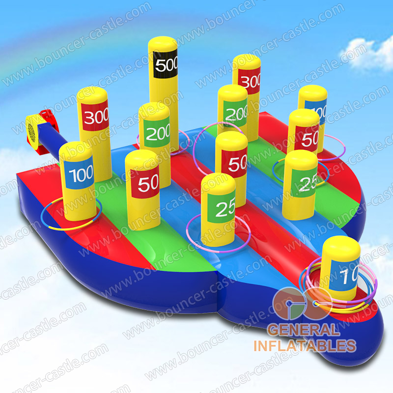 Hula Hoop Ring Toss Game | Interactive Games | Products | bouncer-castle