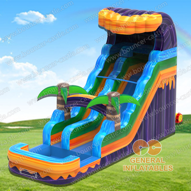 Tropical Wave Water Slide | Inflatable Water Slides | Products ...